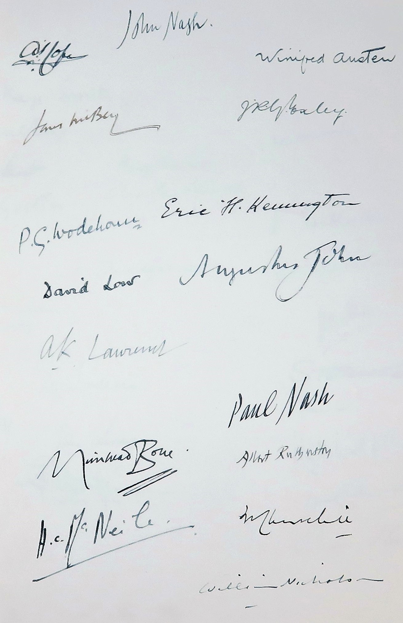 A legion of signatures | Churchill Book Collector