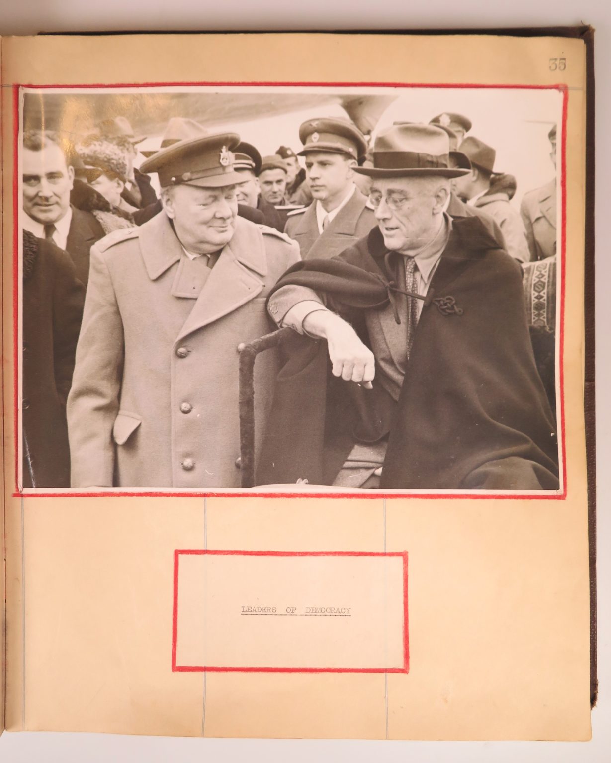 A Unique Artifact of the Final Meeting of Churchill, Roosevelt, and ...